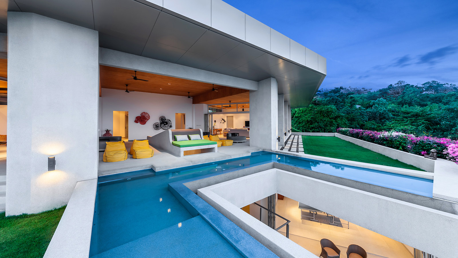 Living Area and Upper Terrace | Villa Leelawadee Phuket